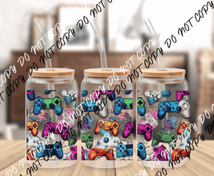 Colorful Controllers UV Transfer for 16 oz Glass Can