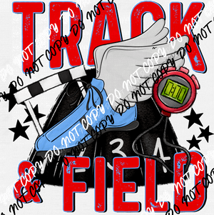 Track & Field DTF Transfer (See Color Options)